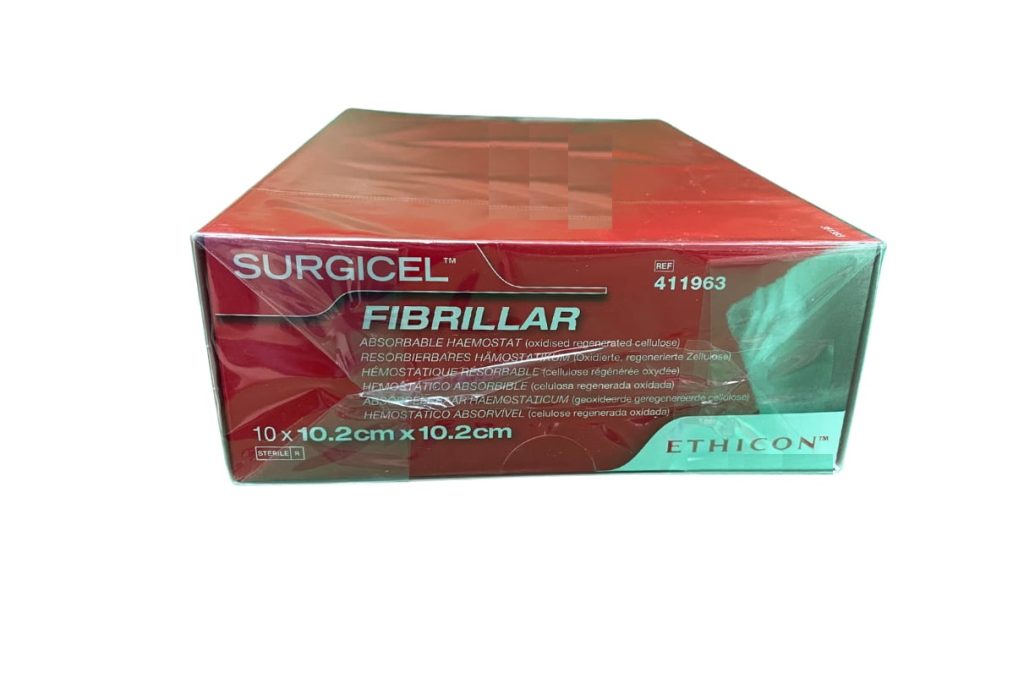 SURGICEL FIBRILLAR 10.2 X 10.2 411963 - Maxima Medical